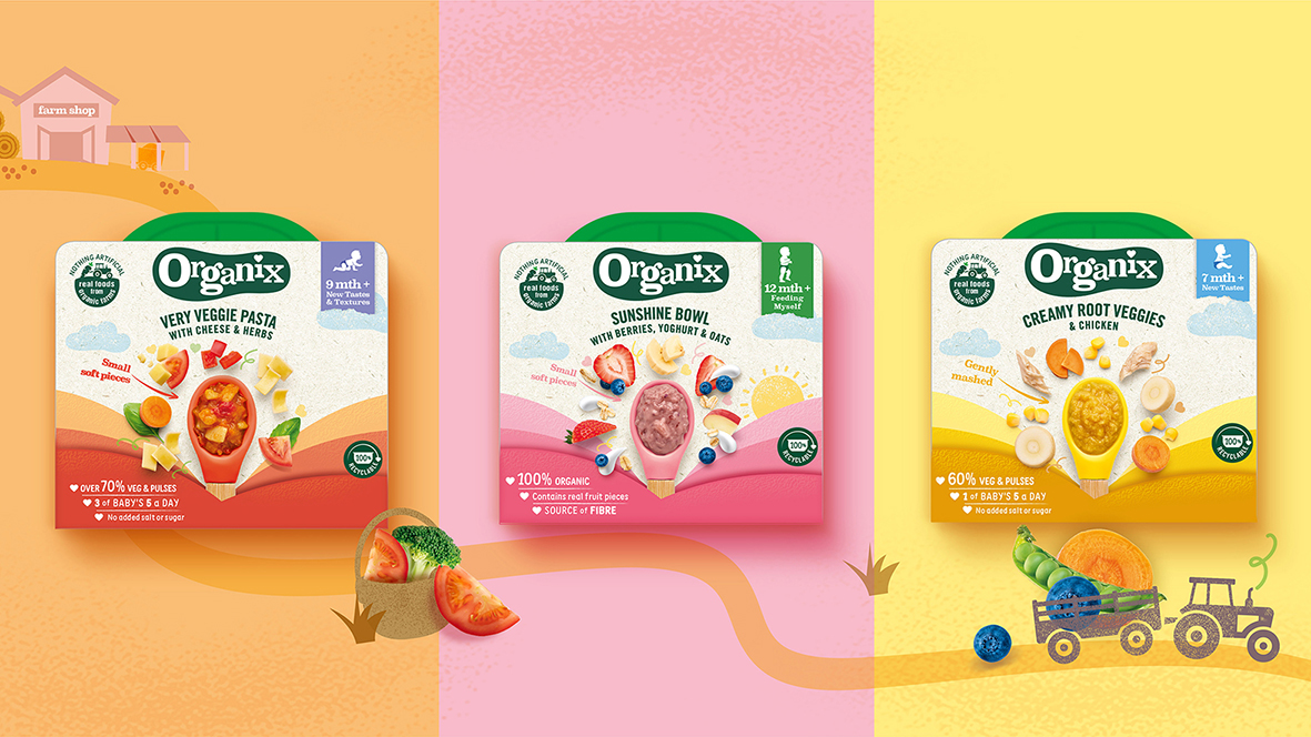Dragon Rouge Ltd Creates The Packaging Design Of Organix Ready Meals