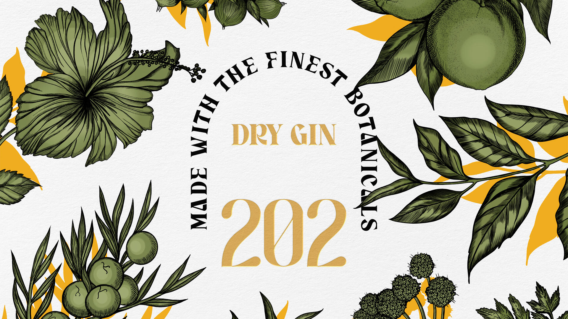 202 Gin Packaging Design Created By WEDO