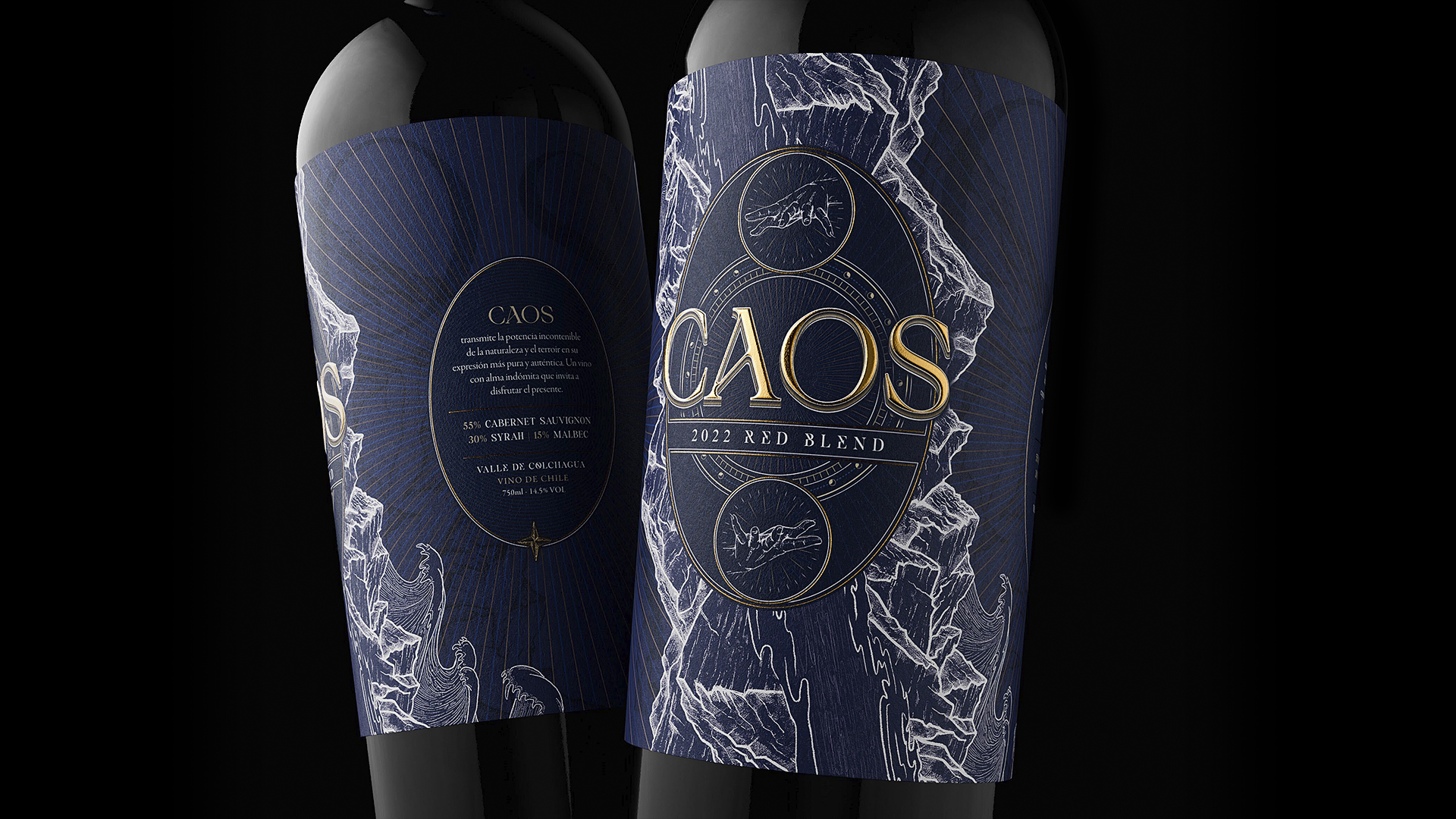 Grit Studio From Sonoma Creates CAOS Wine