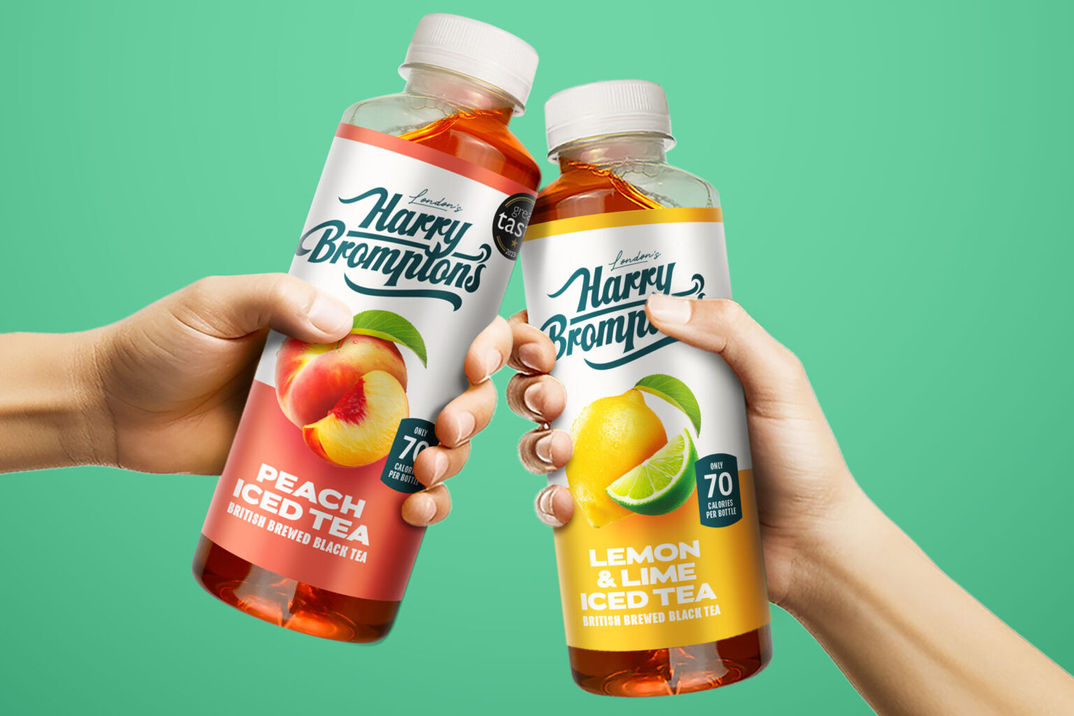Harry Brompton's Iced Tea Unveils New Packaging Design By Gency