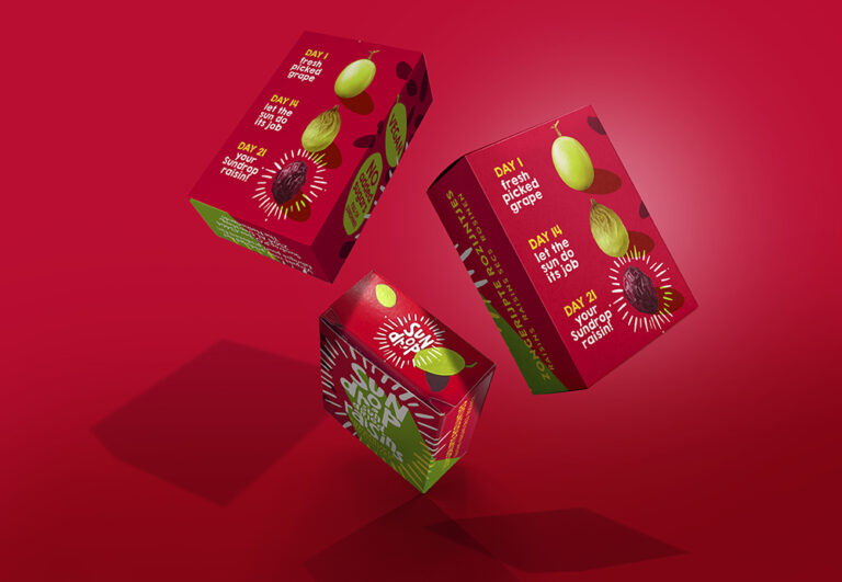 Radiant Redesign Of Sundrop Raisins Packaging